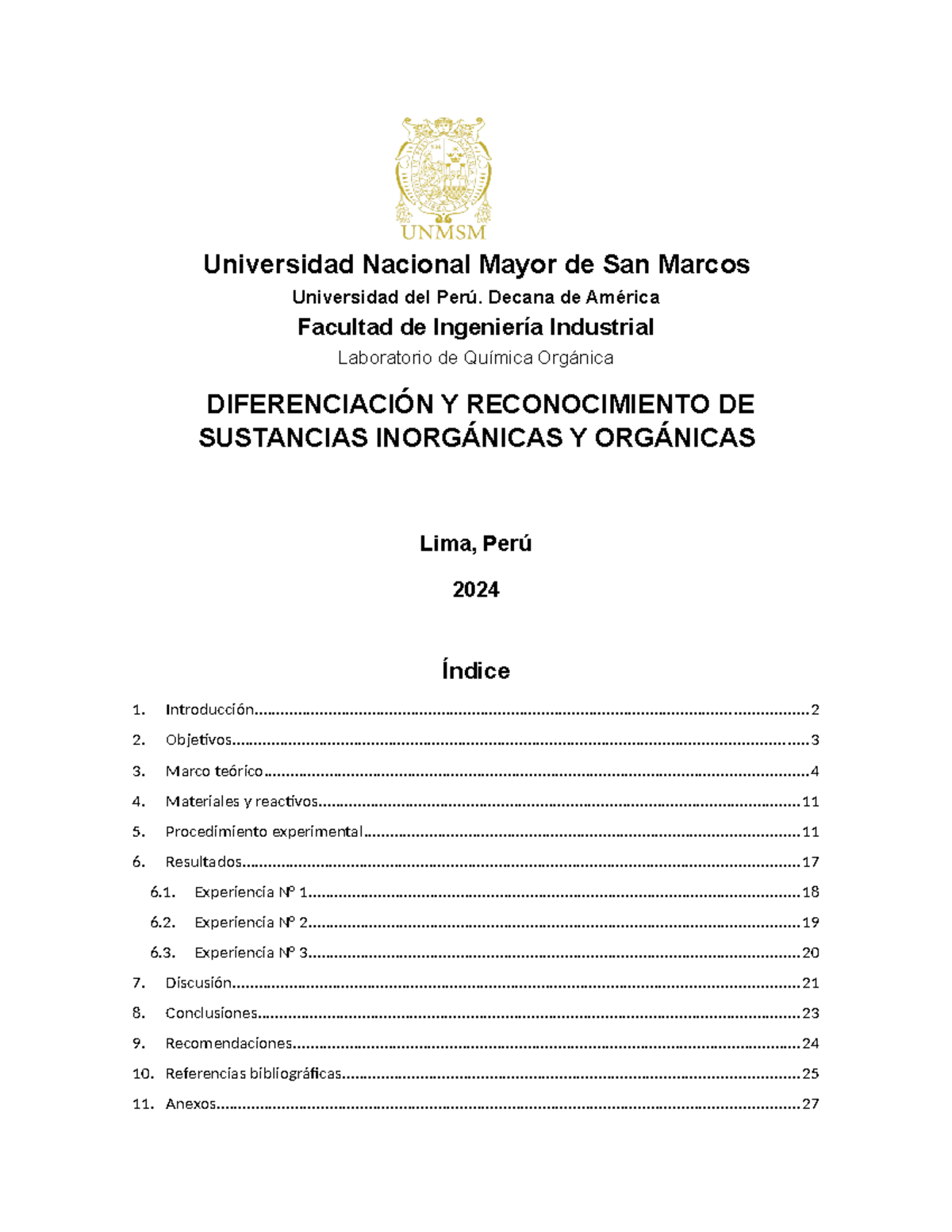 GUIA 3^J Informe 4 - Universidad Nacional Mayor de San Marcos ...