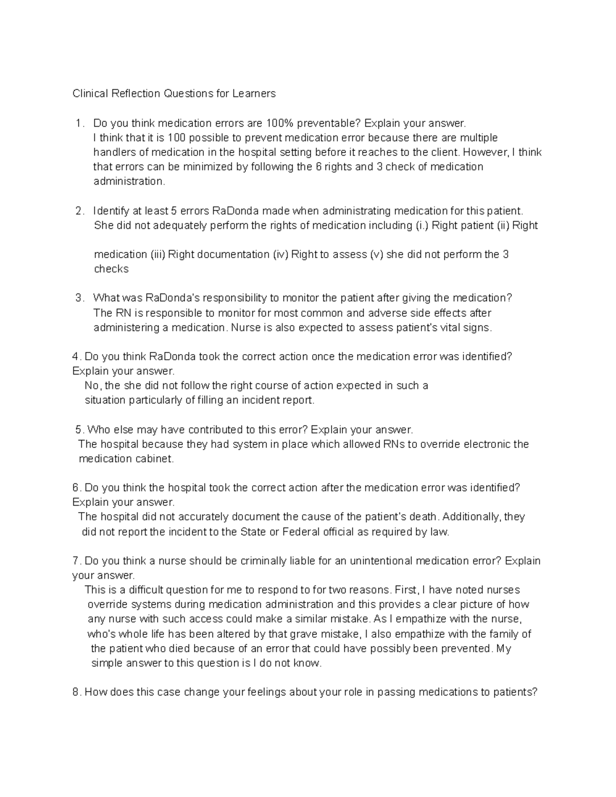 Case Study Qs - Case studies with NG NCLEX questions and answers ...