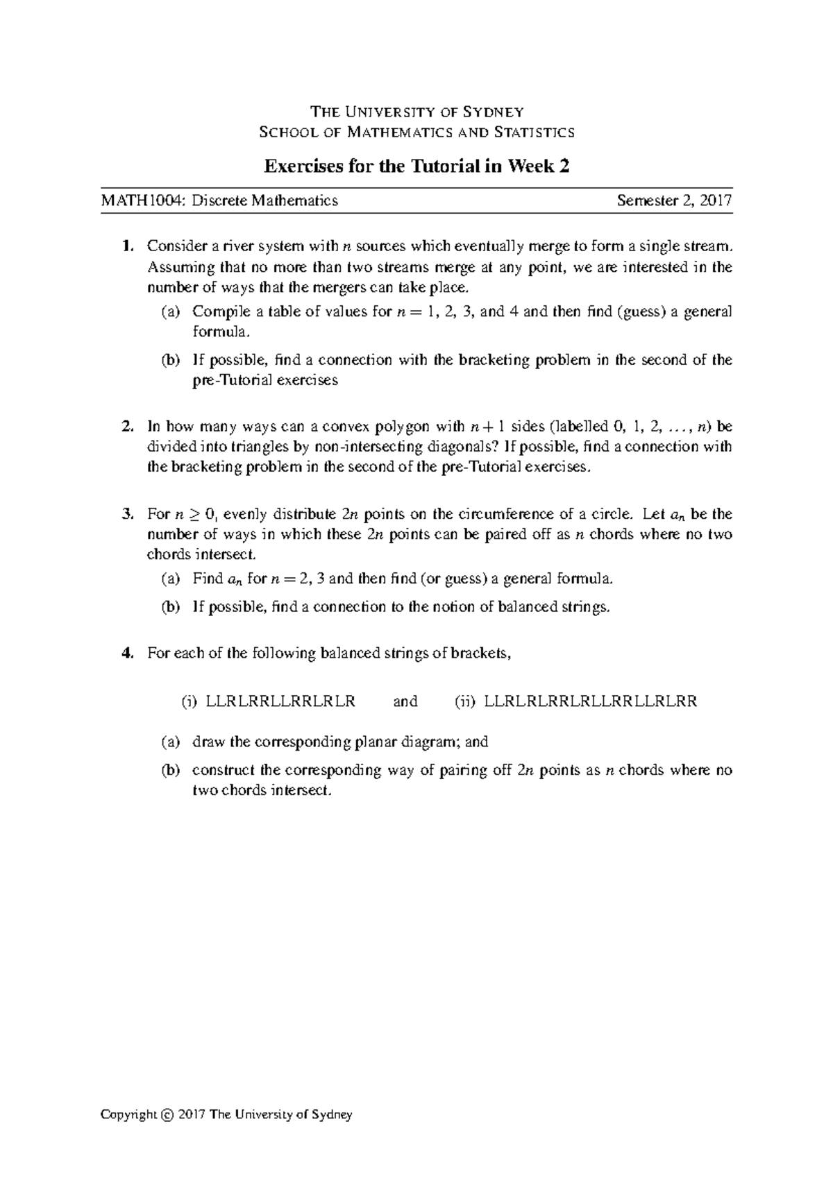 Week02-tut - Lecture notes 5 - THEUNIVERSITY OFSYDNEY SCHOOL ...