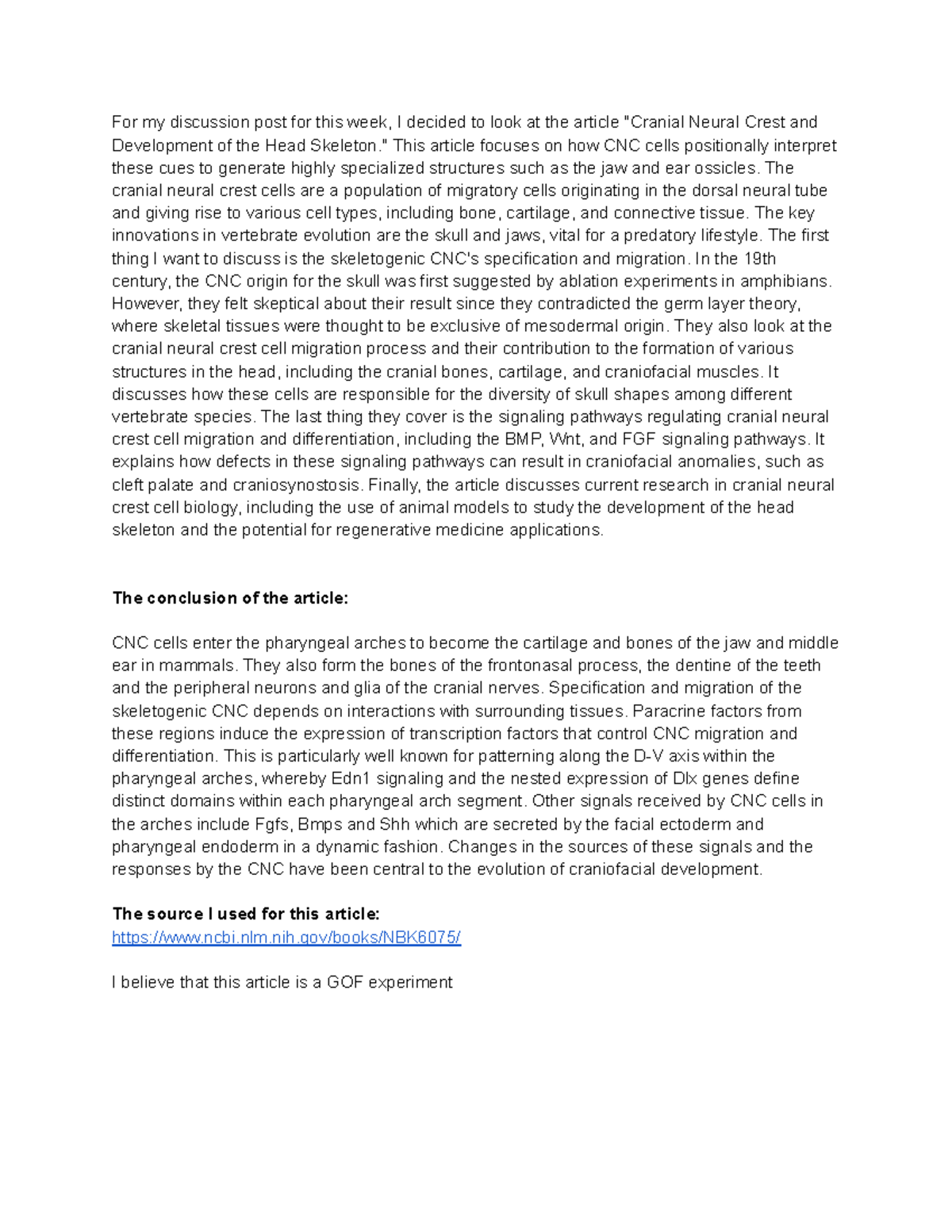 CMM 444 skull 4.5 - discussion post - For my discussion post for this ...