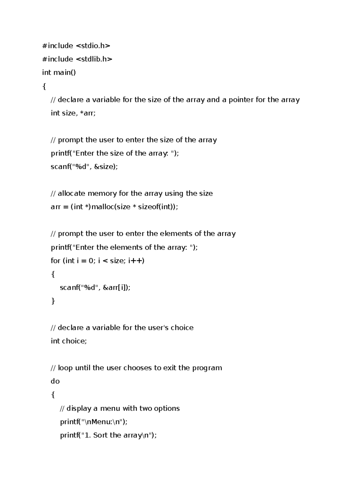 Include - #include #include int main() { // declare a variable for the - Studocu