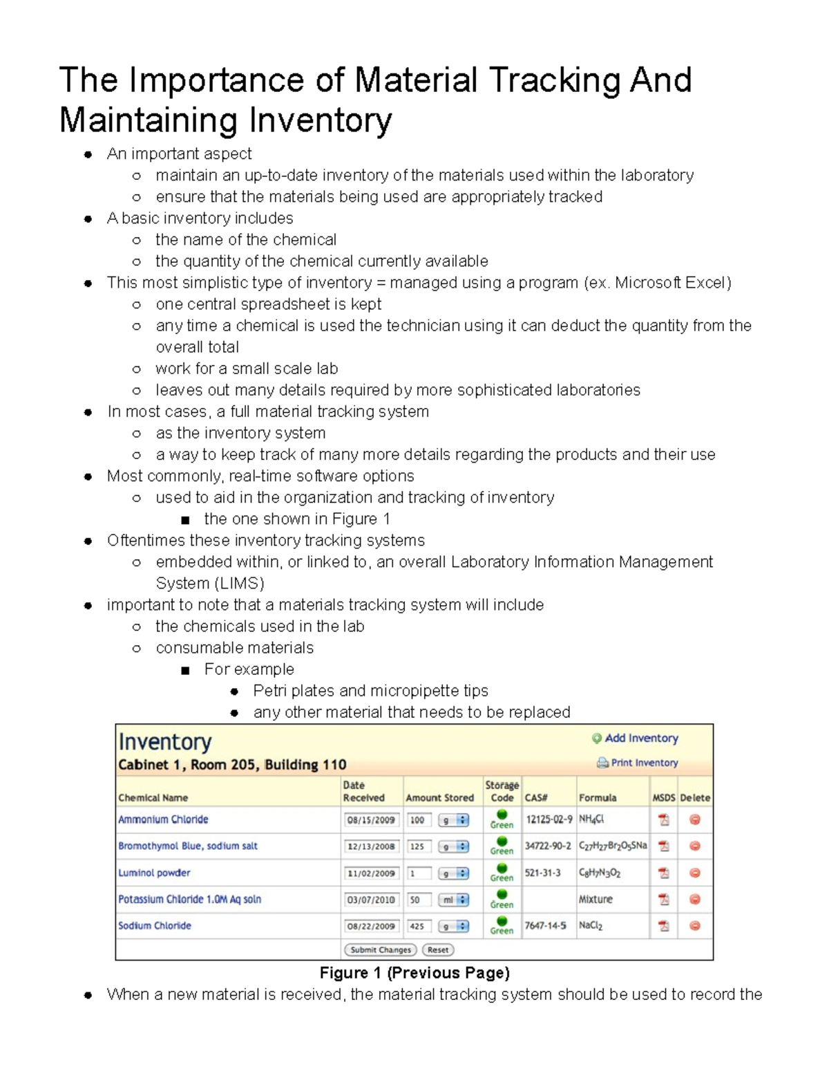 Documentation and Record Keeping Pt. 2.2 - The Importance of Material ...