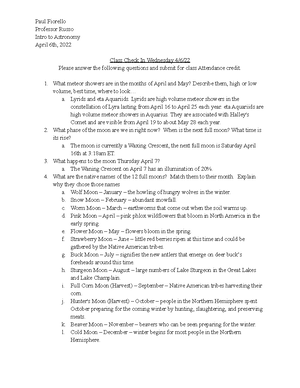 CH-3 The origin of modern astronomy - CH-3 Quiz The Origin of Modern ...