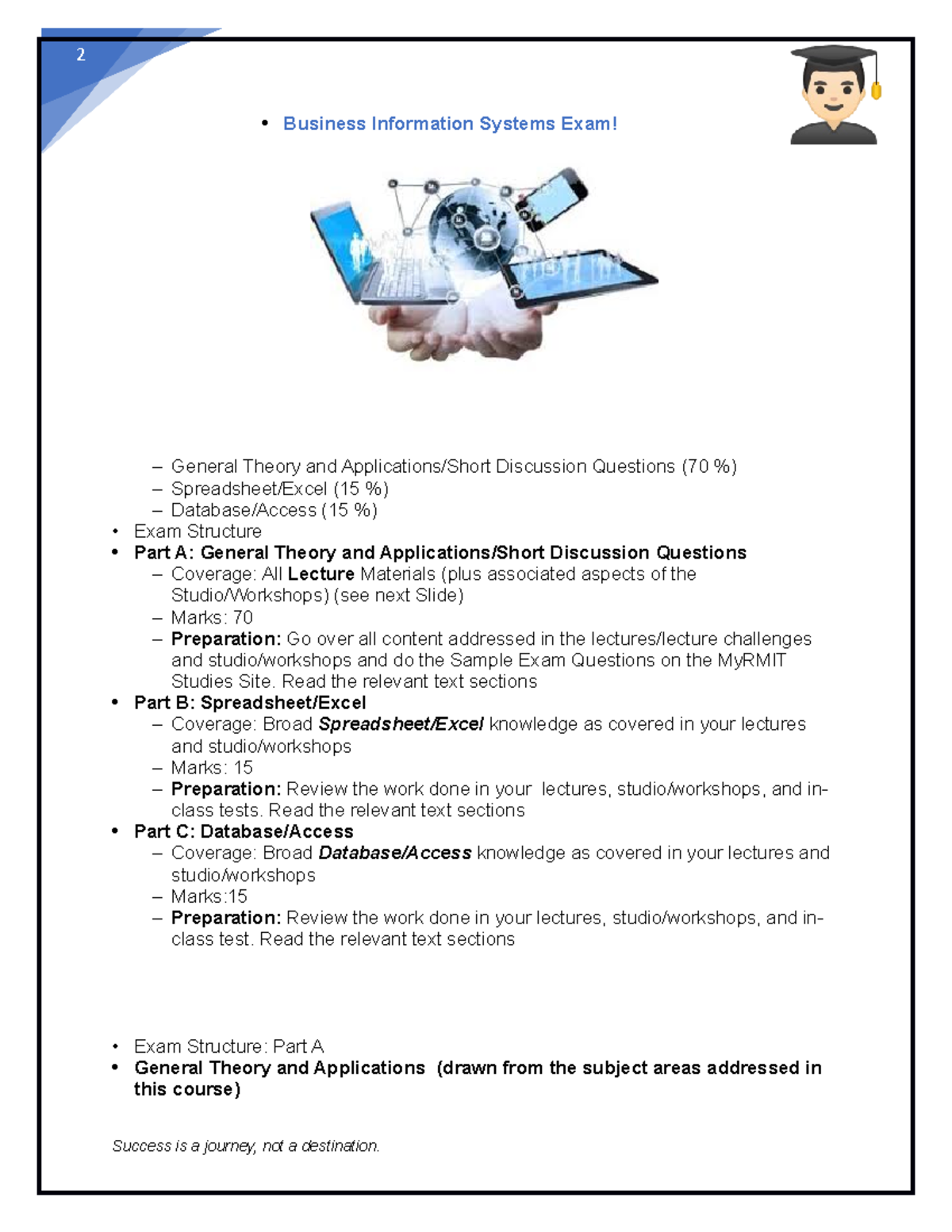 Exam revision Business Information - Business Information Systems Exam ...