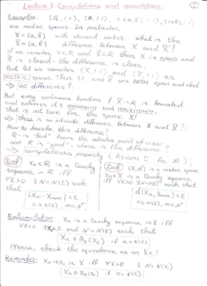 MAT3004 2016-2017 Lecture 15 - Hilbert spaces and abstract Fourier ...