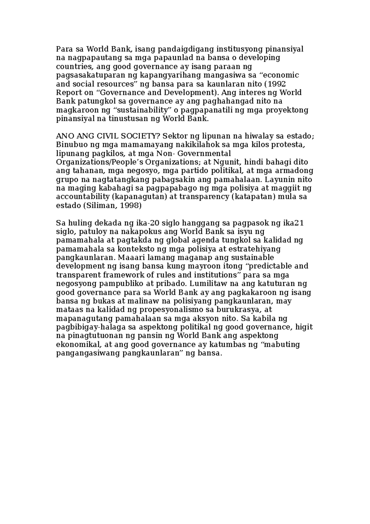 World Bank - Ang mga akda (kuwento, seleksiyon, tula, awit, larawan ...