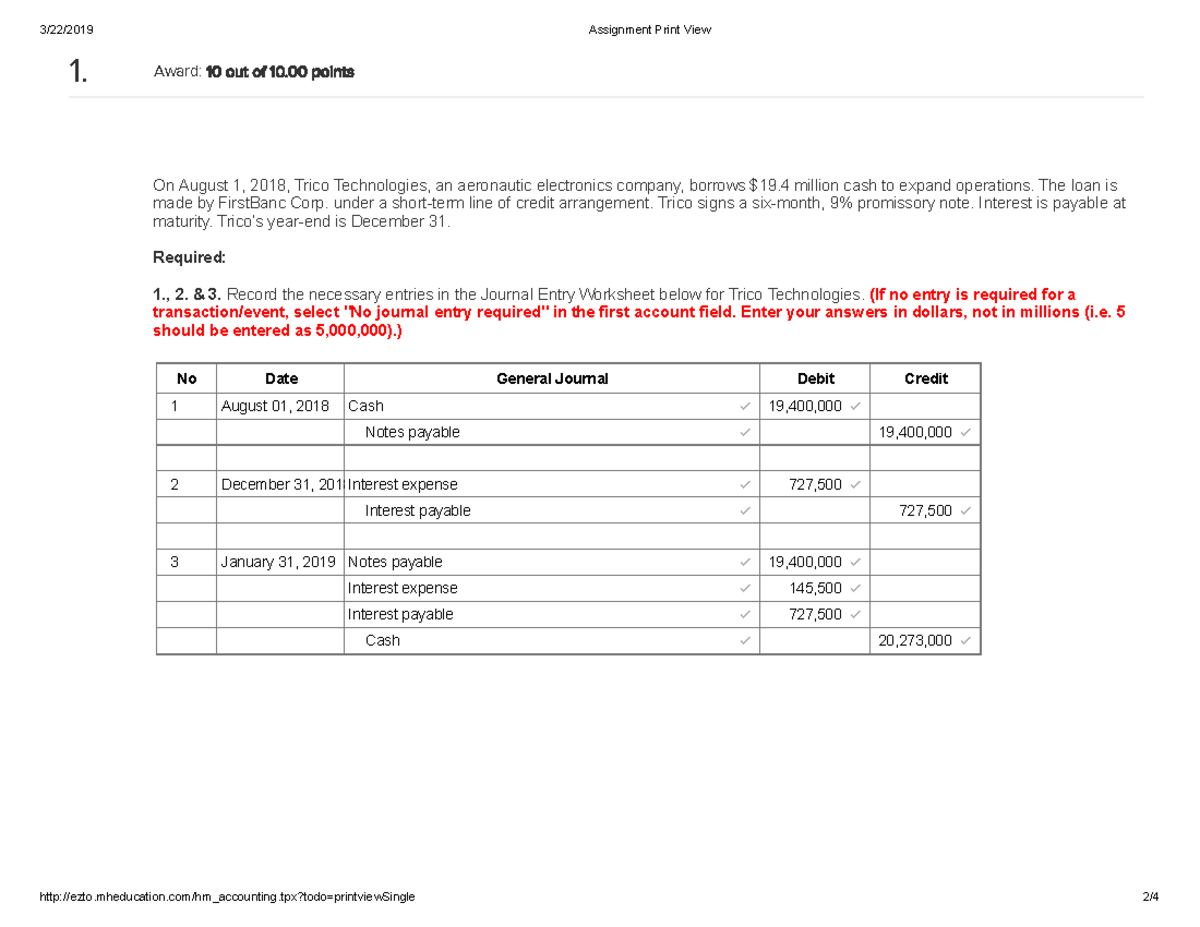 Chapter 8 Homework Combined - 1. Award: 10 out of 10 points10 out of 10 ...