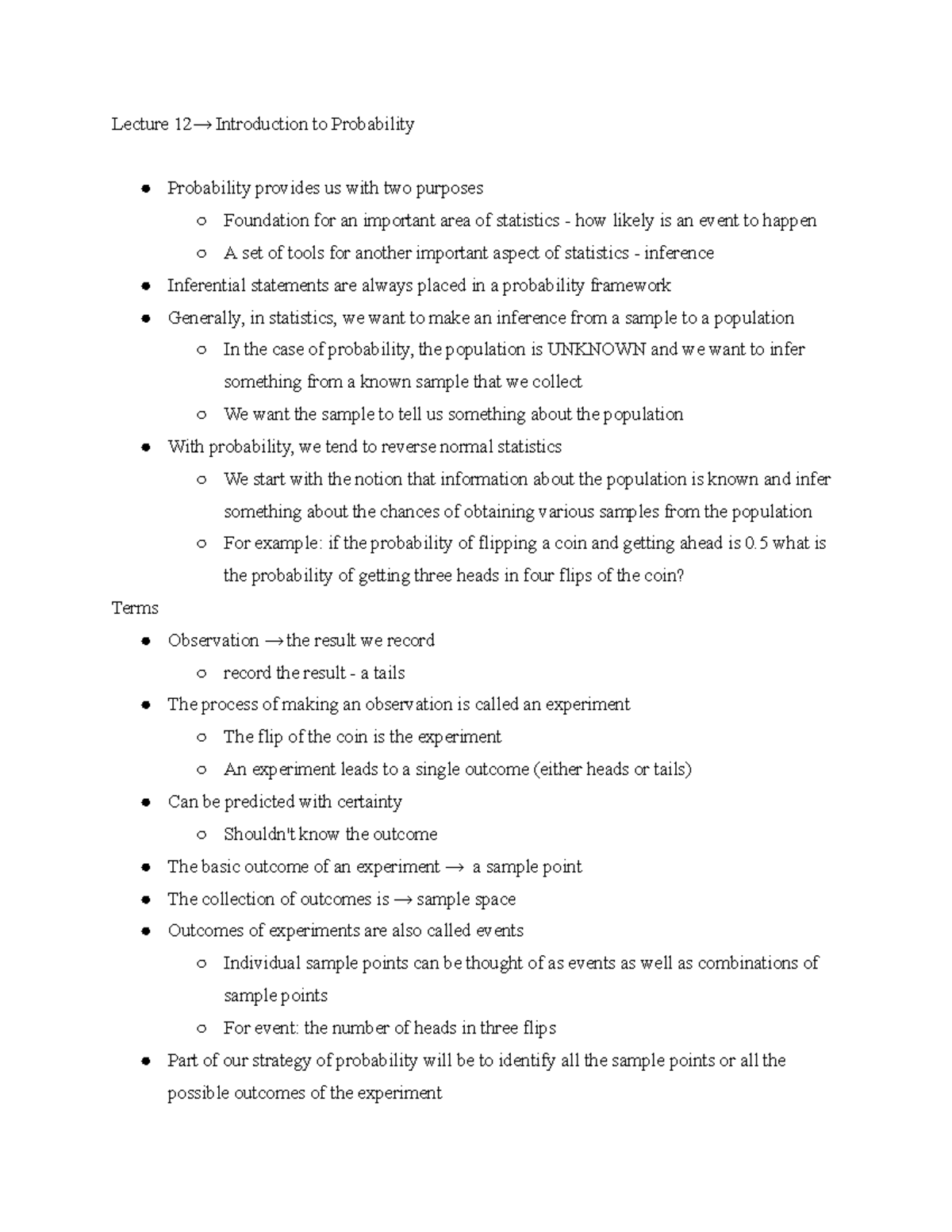 Module 5 - Notes for Stats - Lecture 12→ Introduction to Probability ...