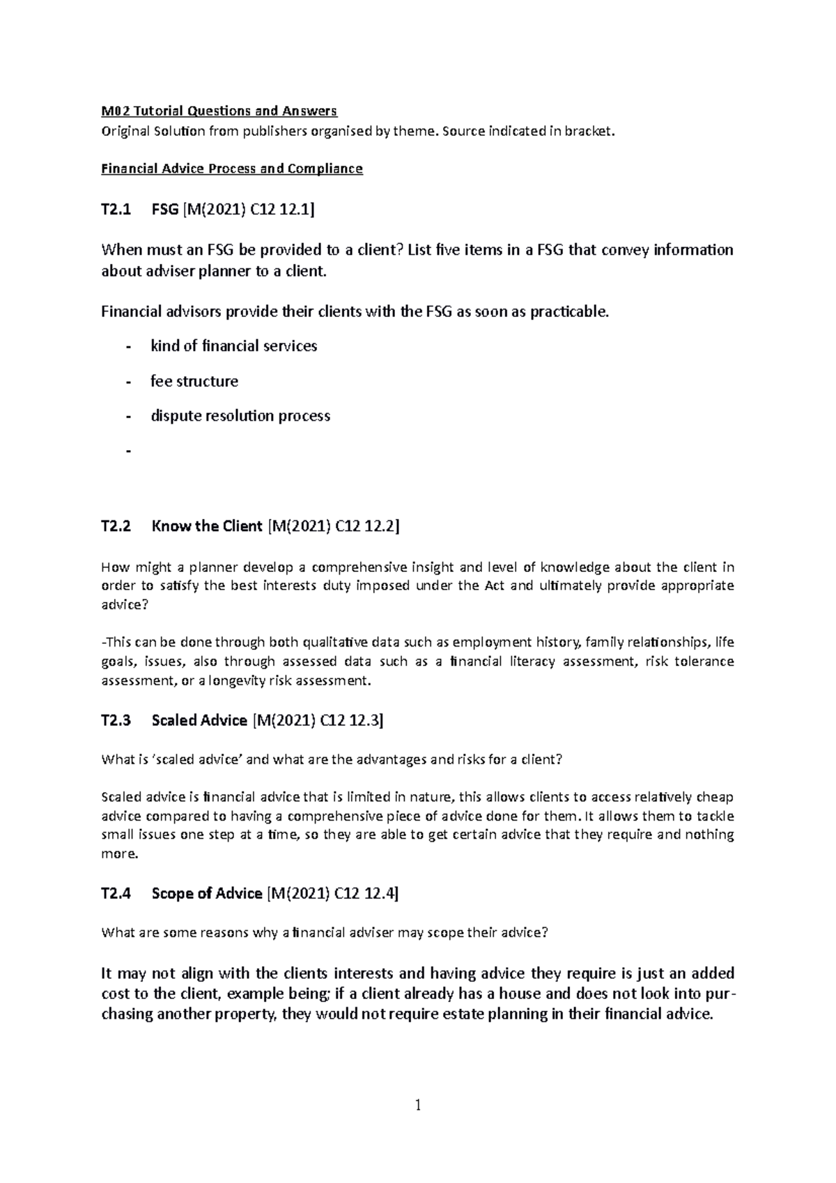 Tutorial M02 Questions - M02 Tutorial Questions and Answers Original ...