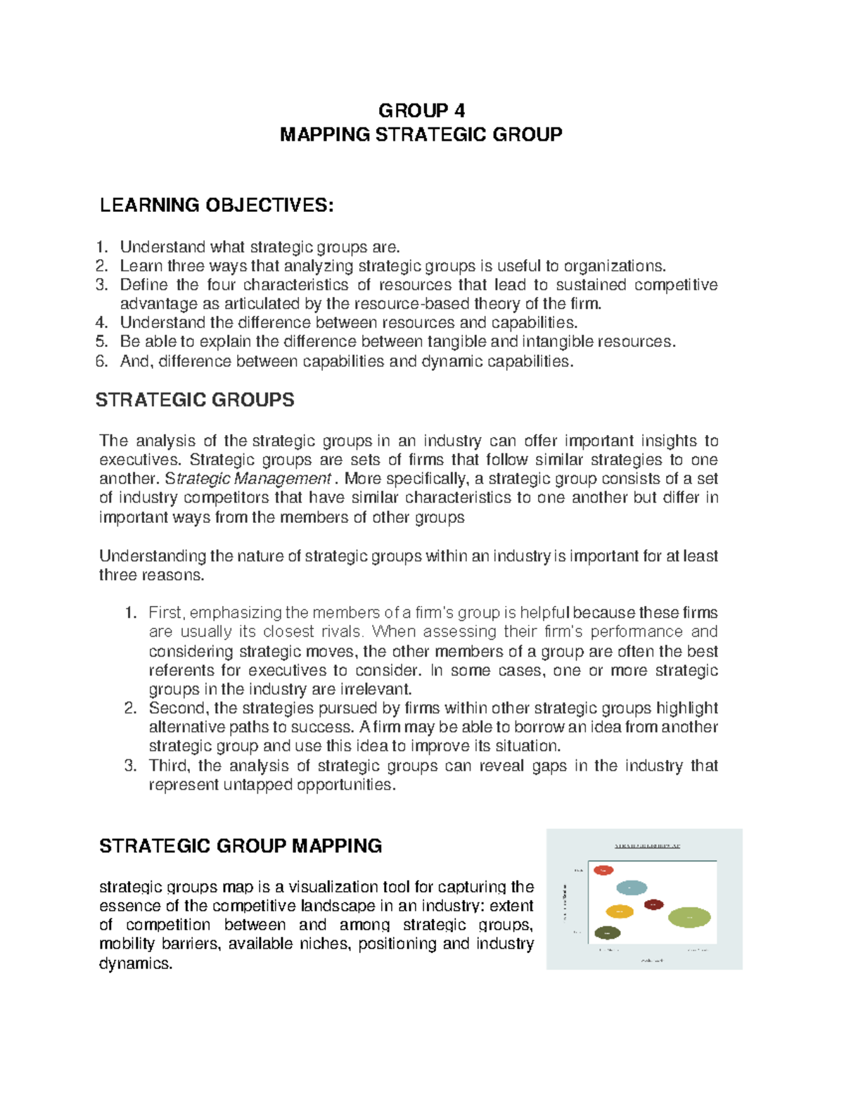 Mapping Strategic Group 4 4 1 - GROUP 4 MAPPING STRATEGIC GROUP ...