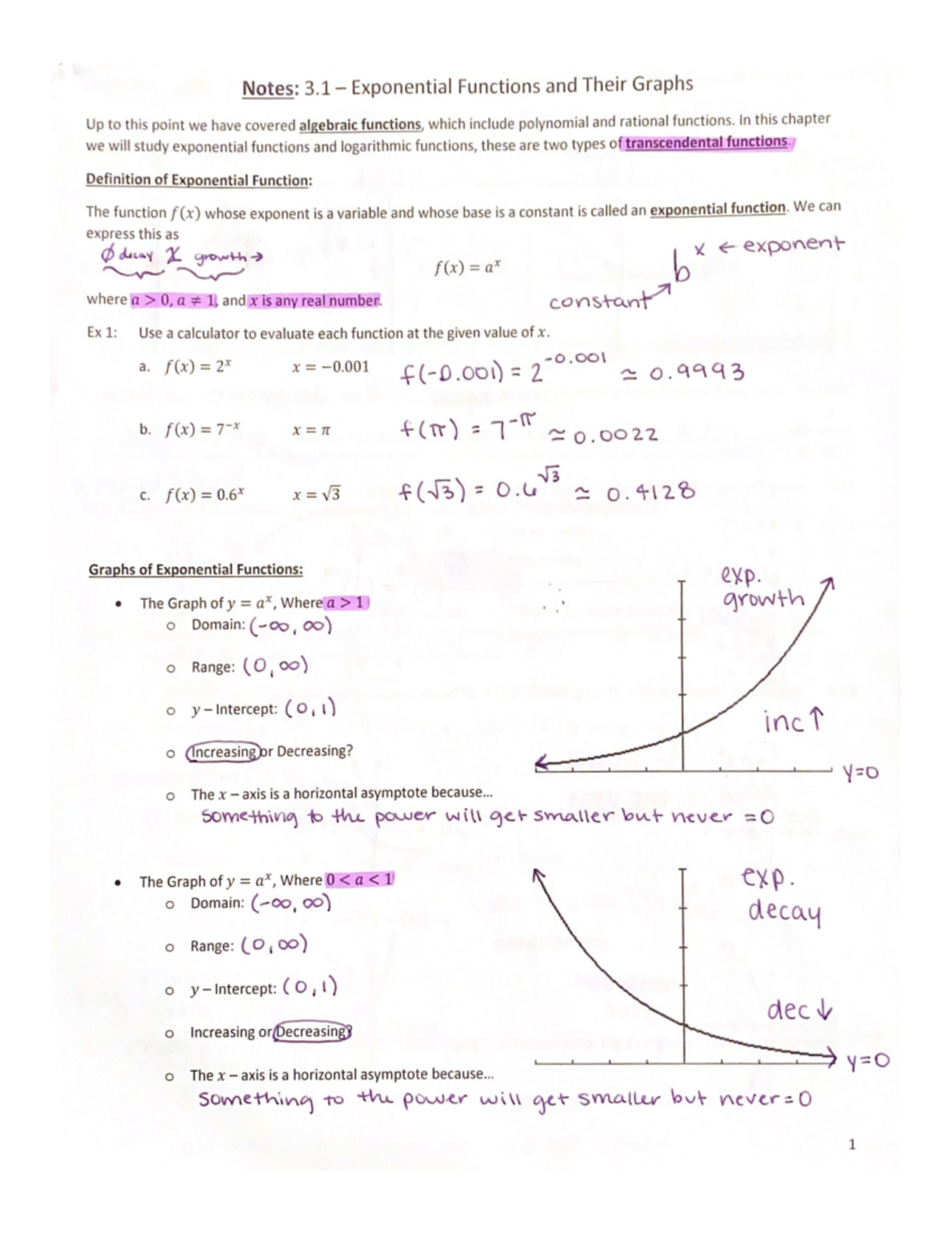 3.1 Notes - MATH 118 - Studocu