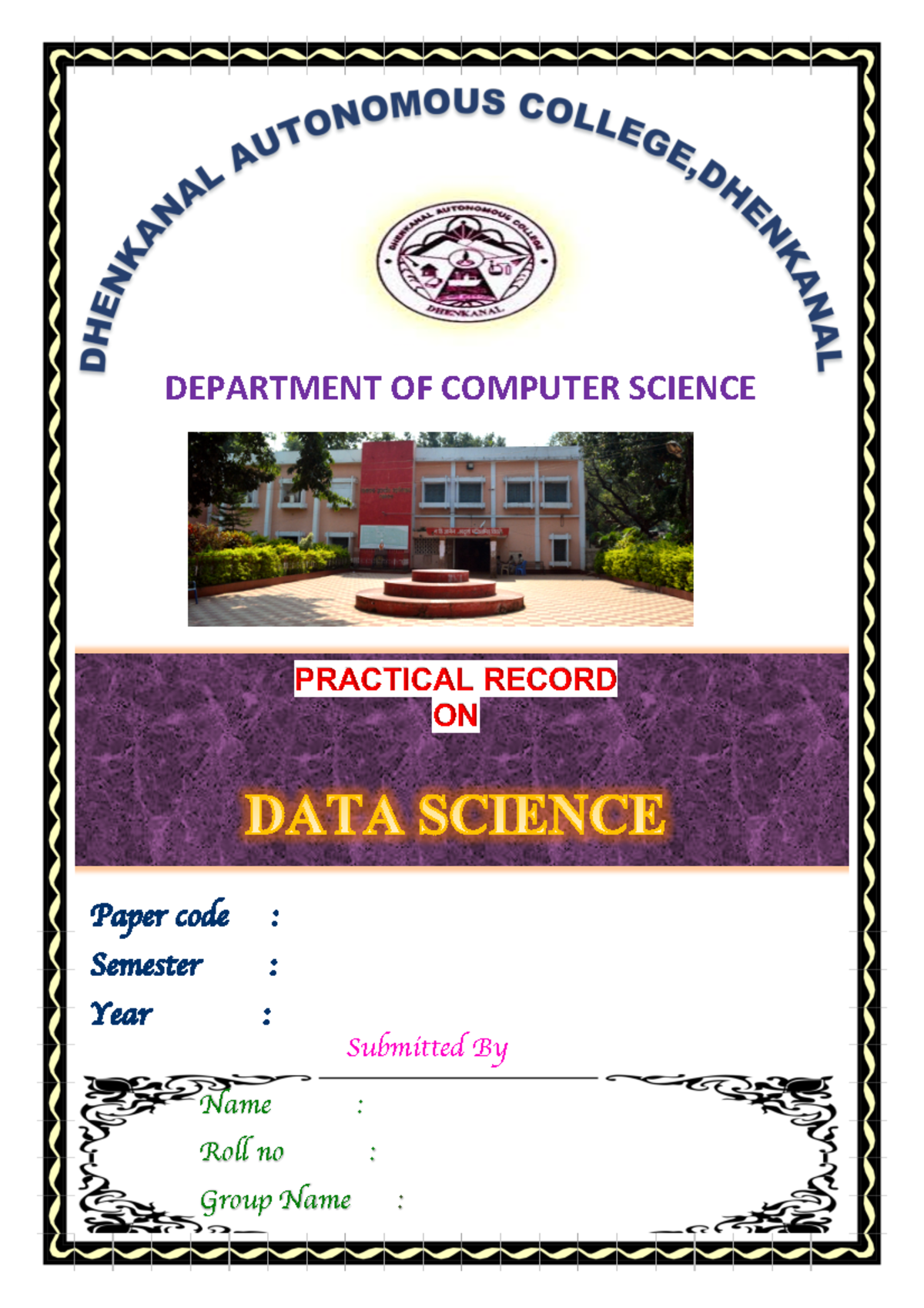 Data science font - Notes - Business Environment - DEPARTMENT OF ...