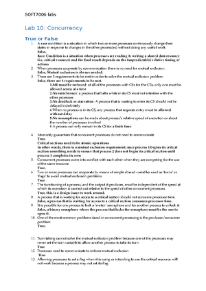 Lab 3 CPU - Lab 3 CPU scheduling wrok - SOFT7006 labs Lab 3: CPU Scheduling In this lab you ...