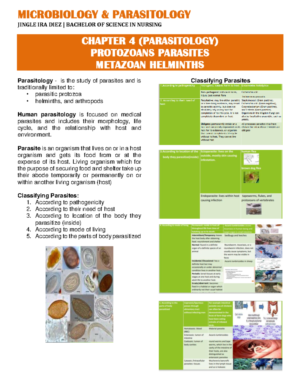 Micropara-CHAP-4 - asdf - MICROBIOLOGY & PARASITOLOGY JINGLE IRA DIEZ ...
