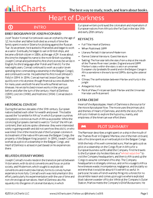 Heart-of-Darkness full text - Heart of Darkness by Joseph Conrad Heart ...