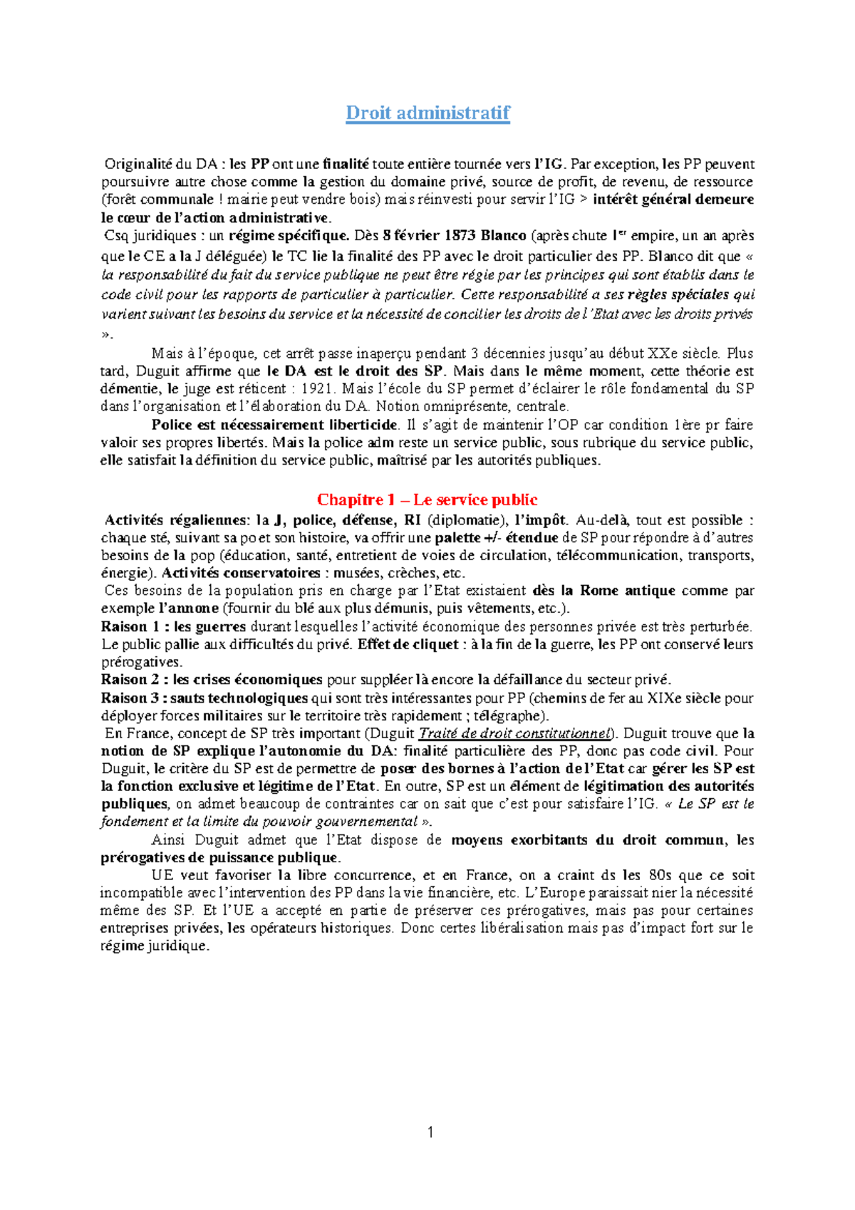 Droit administratif - Warning: TT: undefined function: 32 Droit administratif Originalité du DA ...