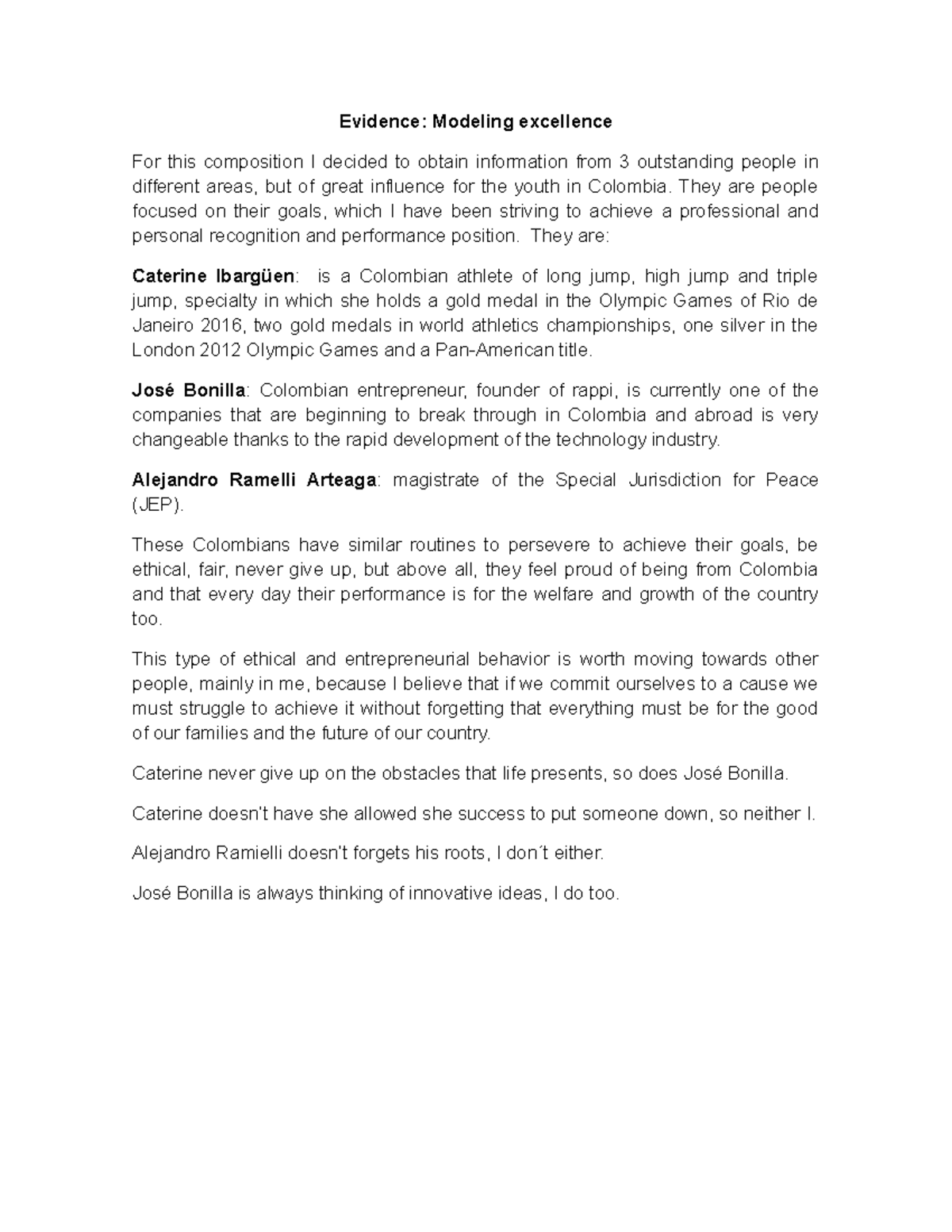 Evidence Modeling excellence Act 1 - Evidence: Modeling excellence For ...