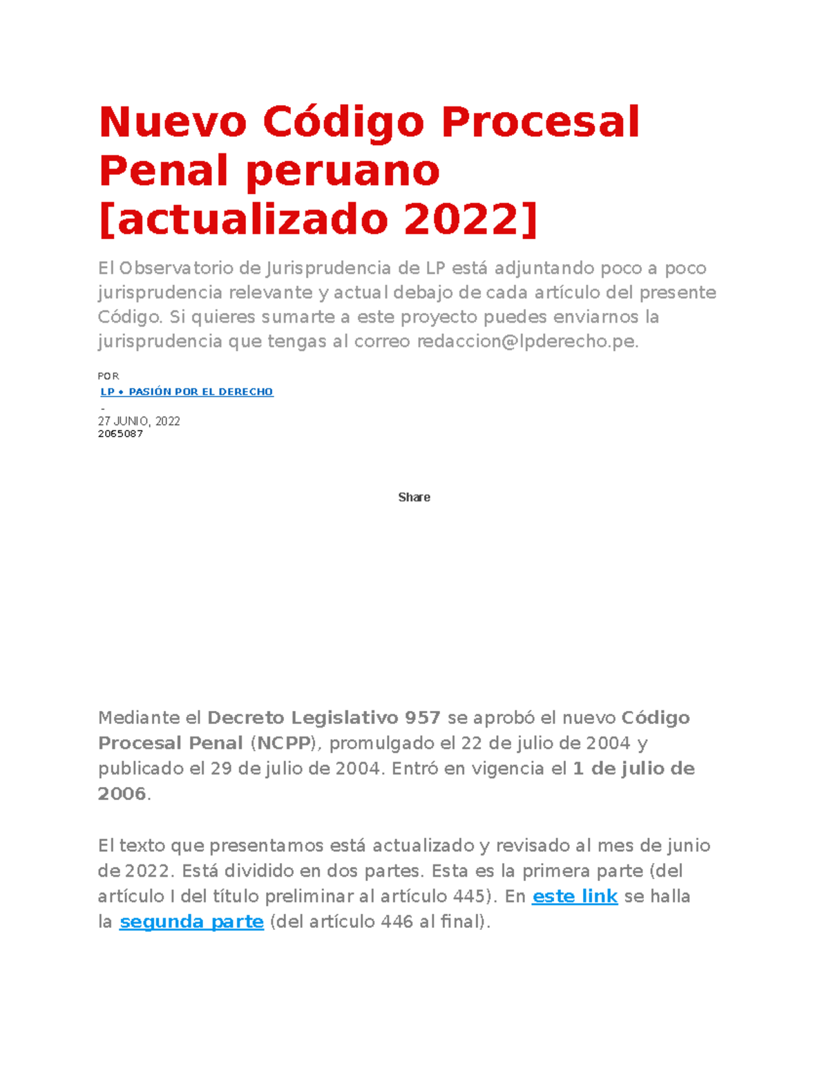 8 Nuevo Código Procesal Penal peruano - Nuevo Código Procesal Penal ...