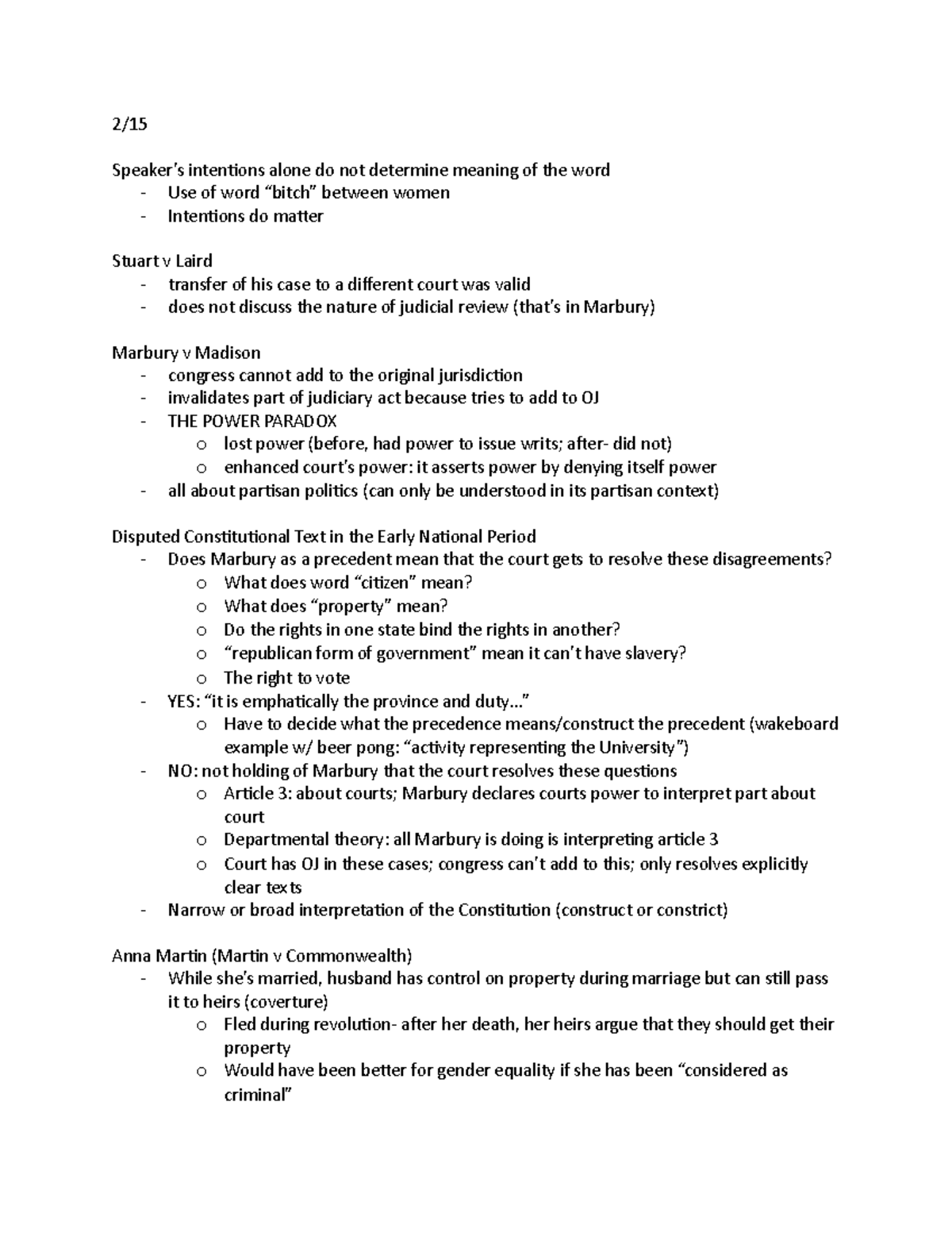 Pols 129 2:15 notes - Alec Ewald - 2/ Speaker’s intentions alone do not ...