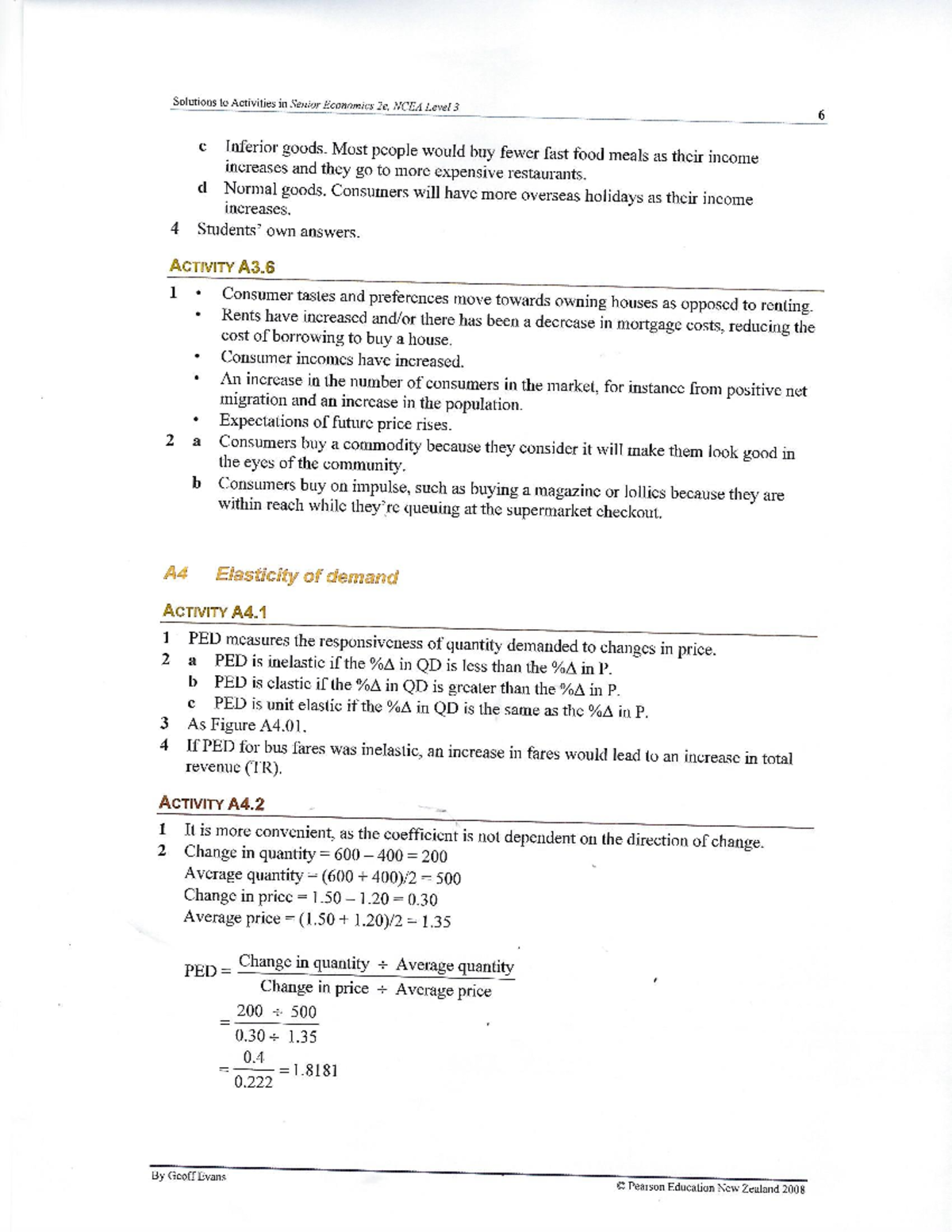 Chapter 3 Activities Solution - economics - Studocu