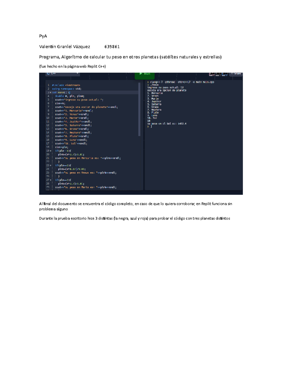 Py A c++ 1 - codigo - Fundamentos De Programación - PyA Valentín ...