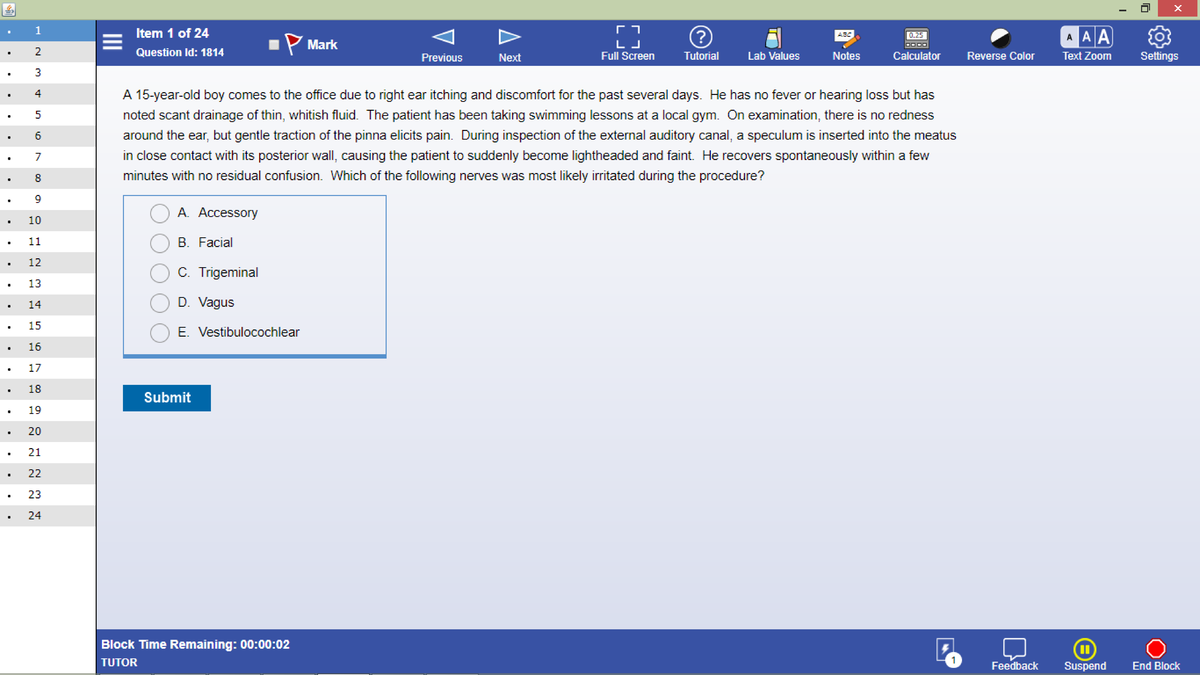 ENT Step 1 USMLE Style - Medicine - Studocu