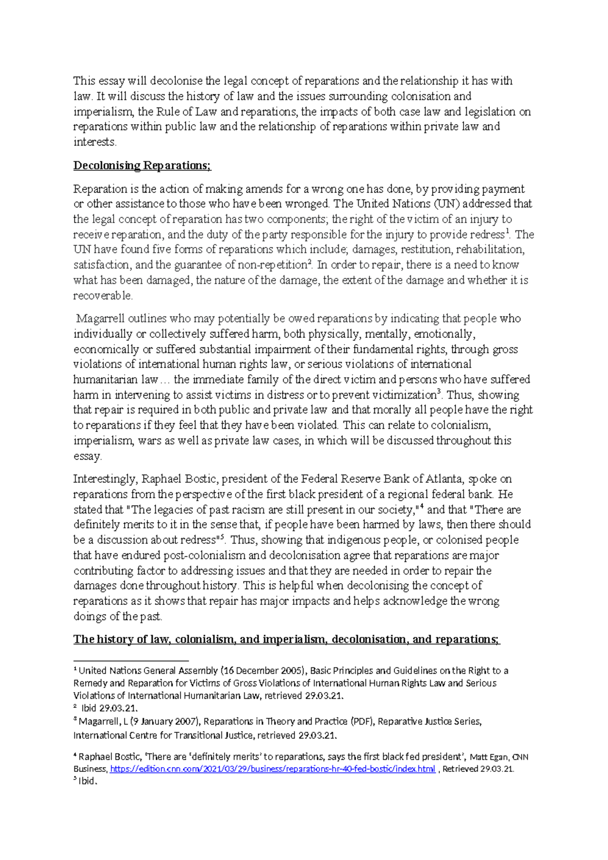 Decolonising Legal Concepts Essay - This essay will decolonise the ...