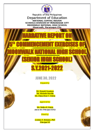 Inset DAY2 - REPORT - NARRATIVE REPORT ON VIRTUAL IN-SERVICE TRAINING ...