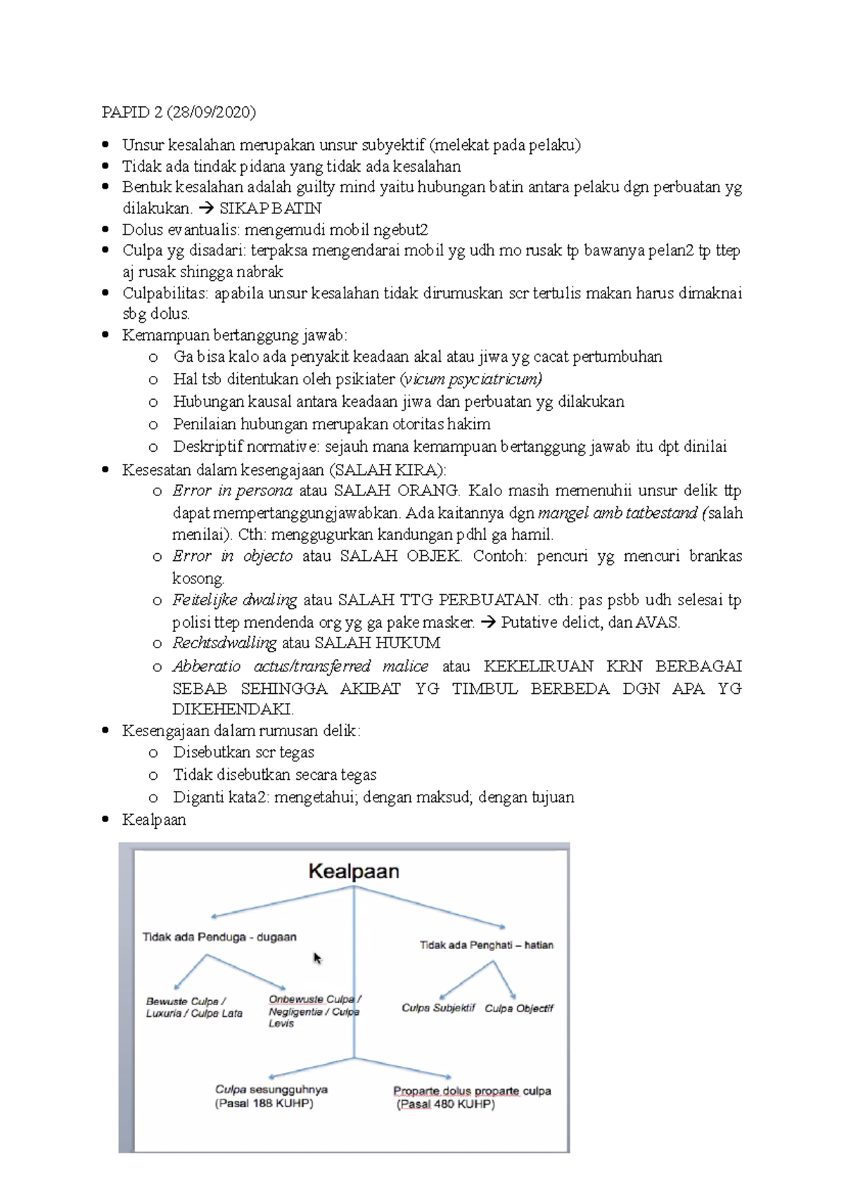 Papid 2 - PAPID 2 (28/09/2020) Unsur kesalahan merupakan unsur ...
