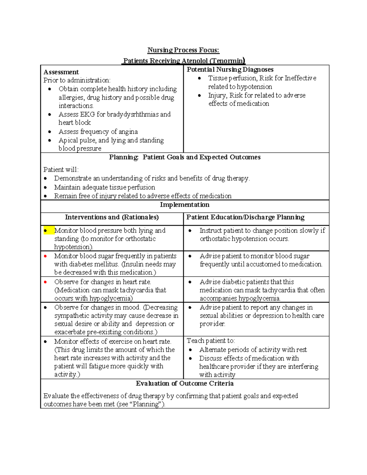 Chapter 18NPFfor CW Ch 18 Notes Nursing Process Focus Patients chapter-18npffor-cw-ch-18-notes-nursing-process-focus-patients