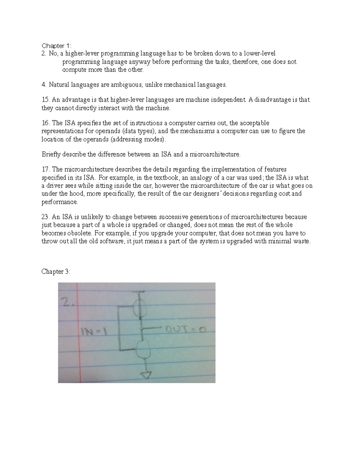 CE12HW1 - Assignment 1 for UCSC course CE 12 - Chapter 1:! 2. No, a ...