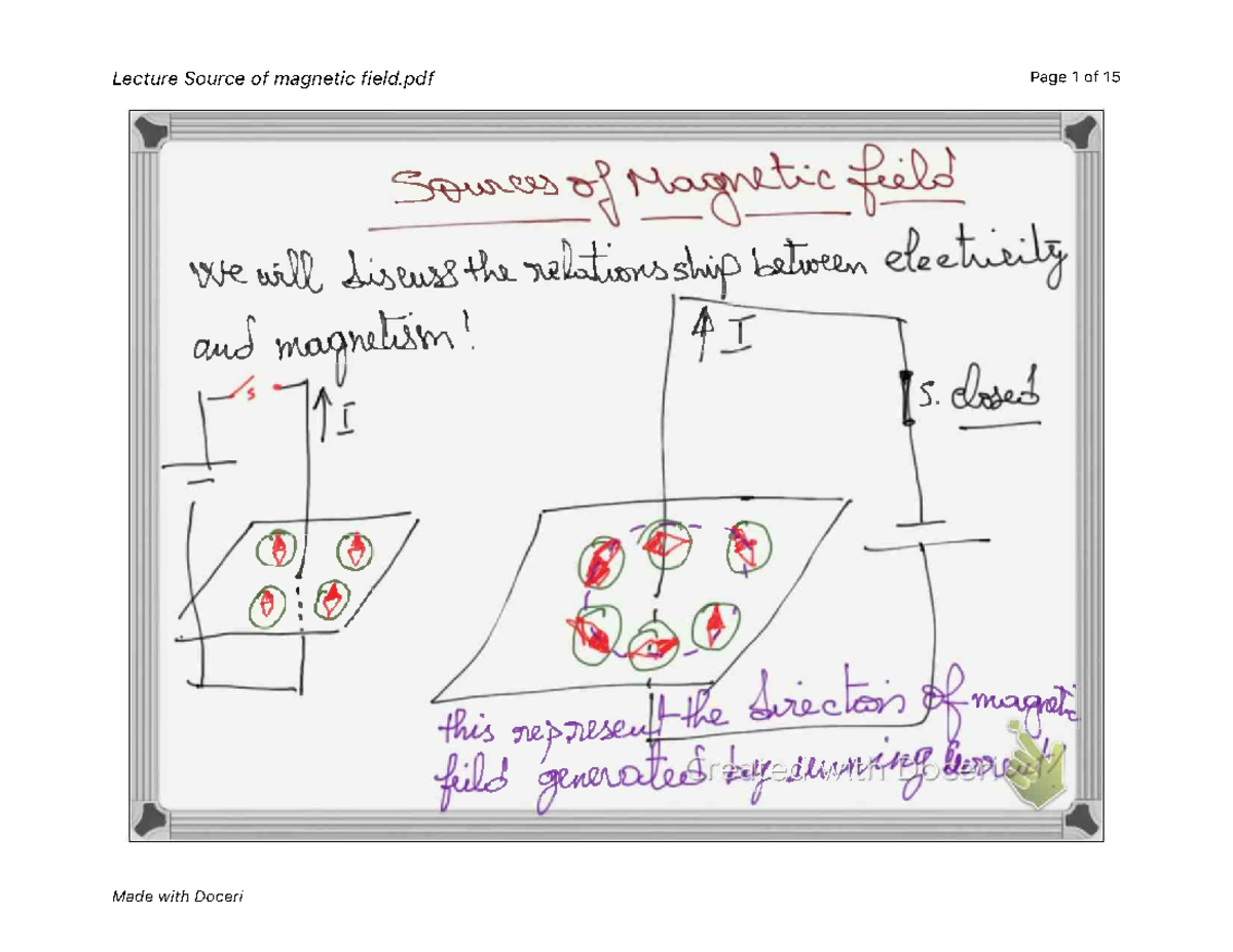 Lecture Source Of Magnetic Field11 Ocred 은七0١and3入 ٠ 4 һълһікиفما ل уИү ∙ 今 S 9728