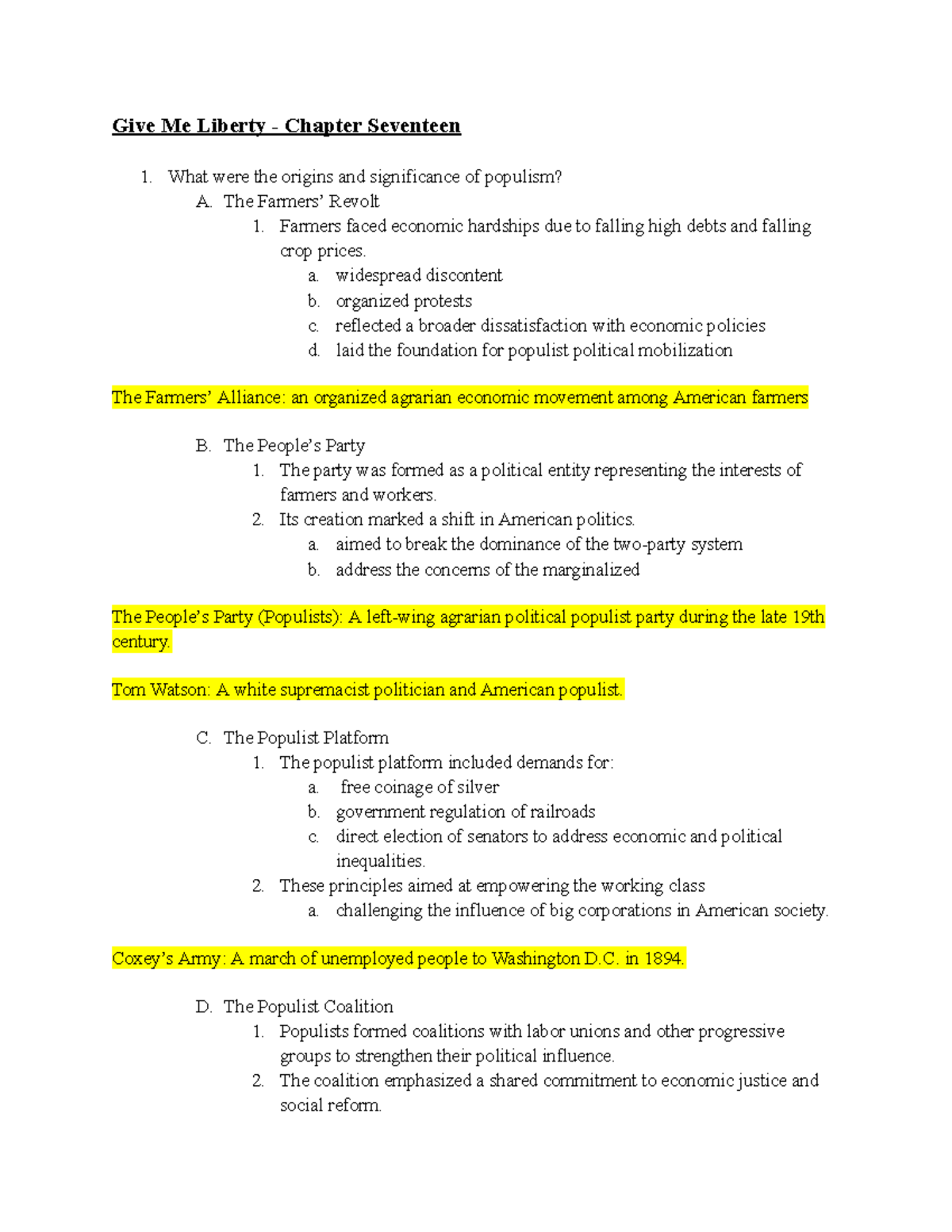 Chapter 17 Give Me Liberty - Give Me Liberty - Chapter Seventeen What ...