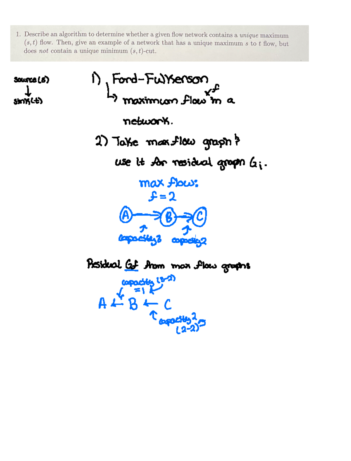 Step-by-Step Ford-Fulkerson - source s 1 Ford Fulkerson sinntits ...