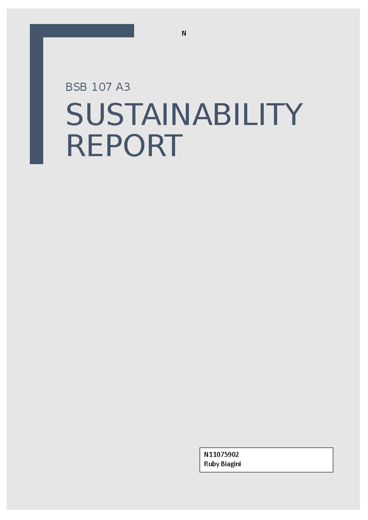 Finance A2 - A2 ASSIGNMENT - BSB107 - QUT - Studocu