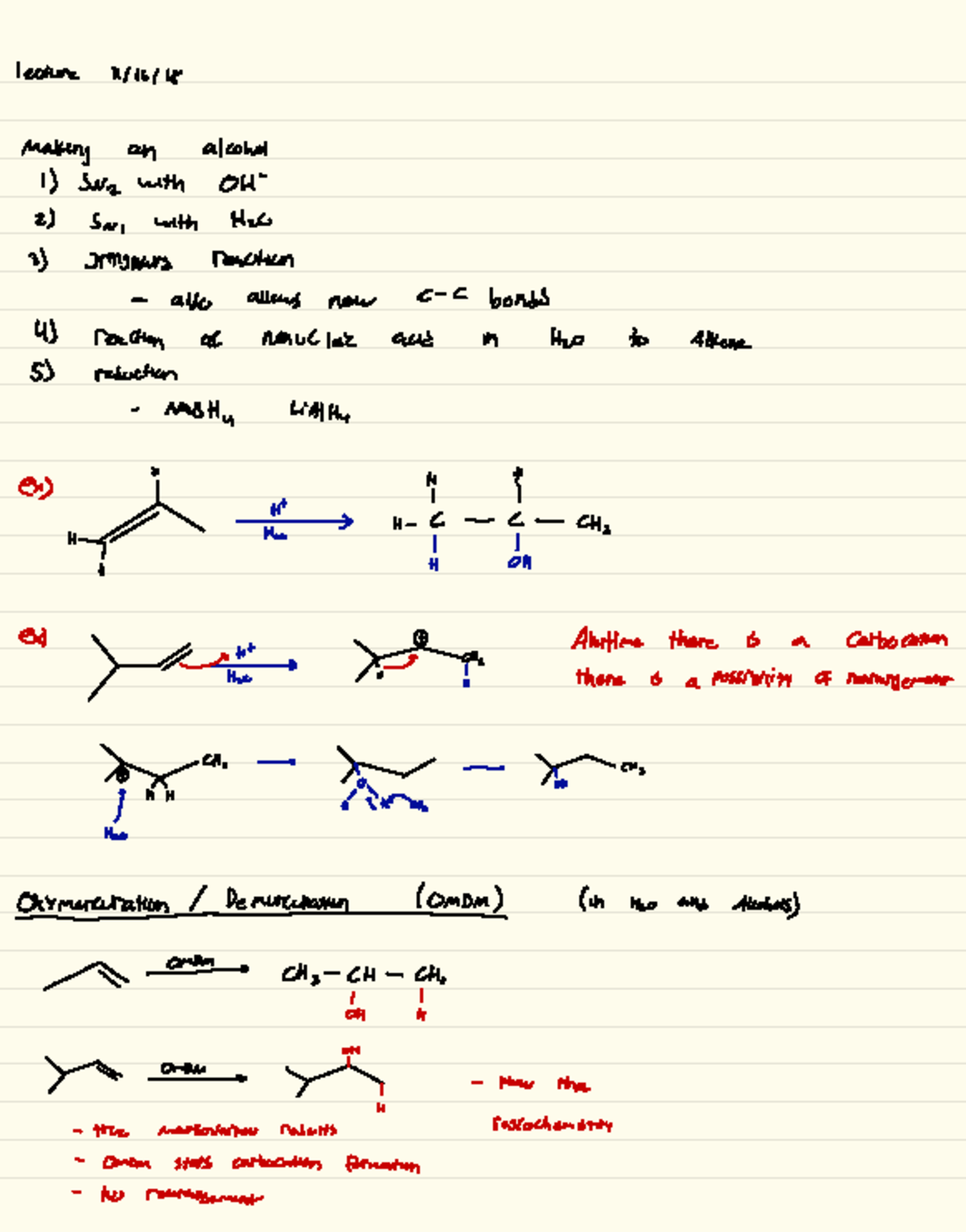 Section 34 - Bandik - lecture 11/ Making an alcohol Svz with OH 2 ) Sw ...