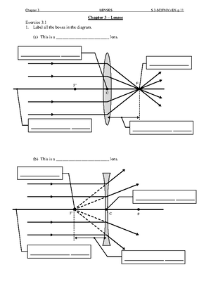 Exercise-Ch 2 - Physics Worksheet F.3 - Chapter 2 REFRACTION OF LIGHT S ...