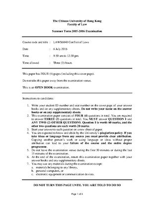Revision Lecture Notes - Situation Two Ds – D1 as of right, D2 long arm ...