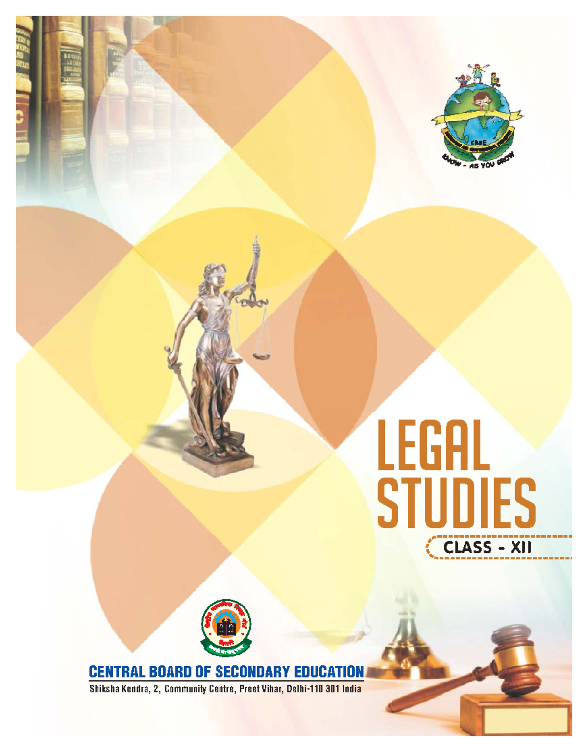 Legal Studies Text Book Class XII - Shiksha Kendra, 2, Community Centre ...