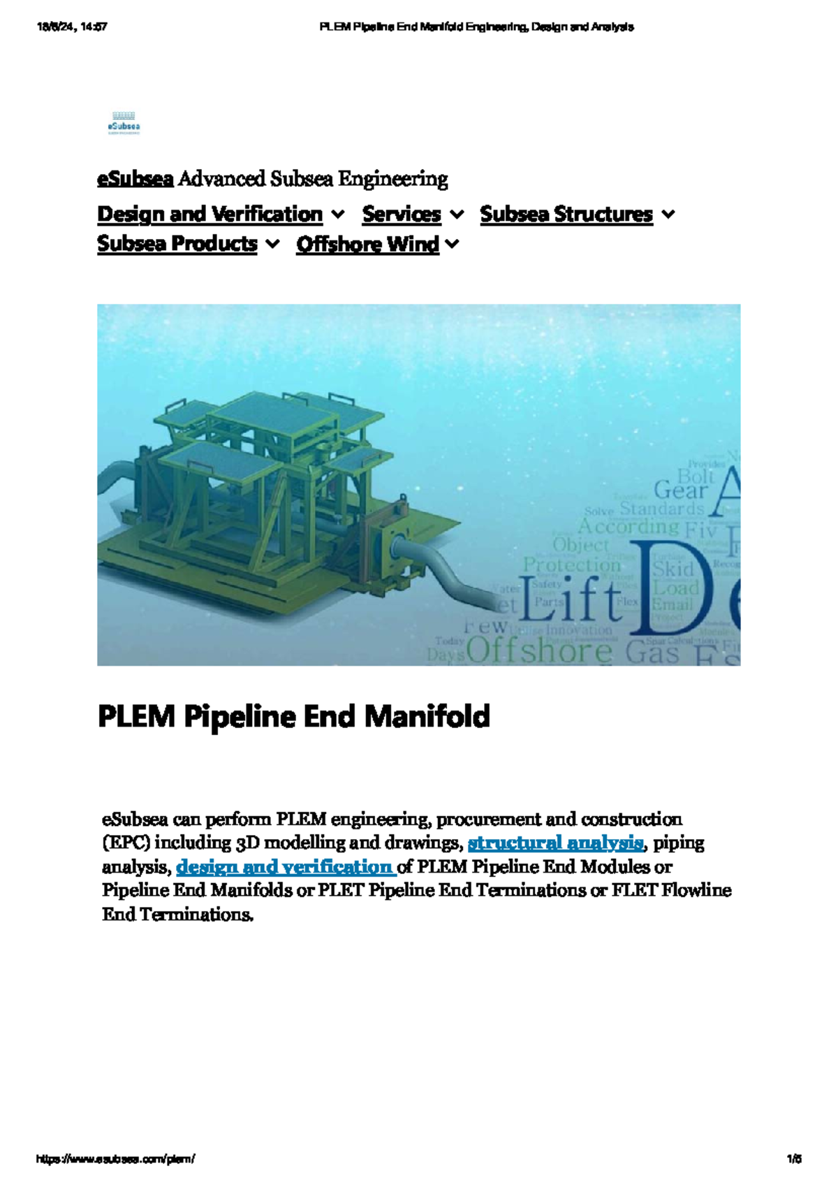 PLEM Pipeline End Manifold Engineering, Design and Analysis - - Studocu