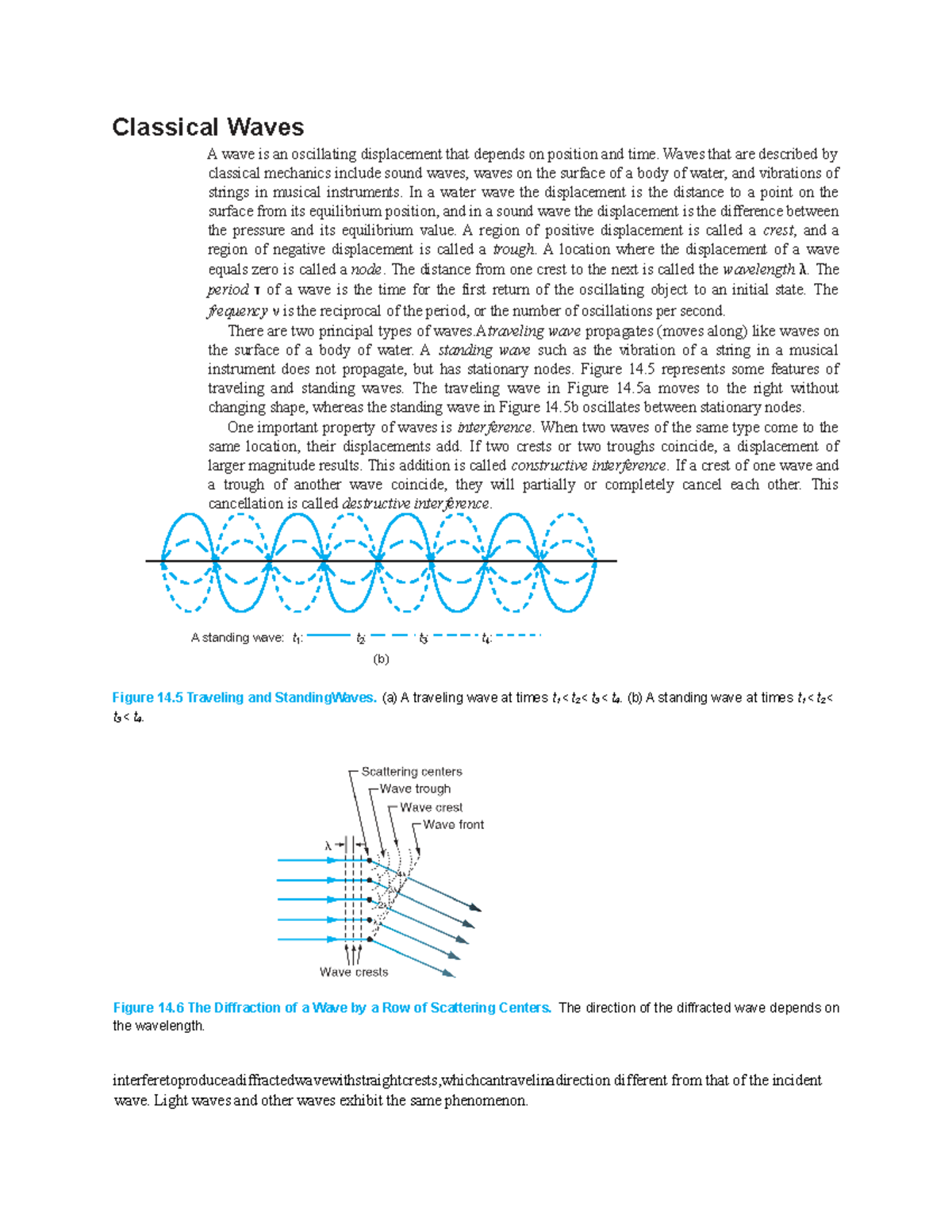 Classical Waves - Waves that are described by classical mechanics ...