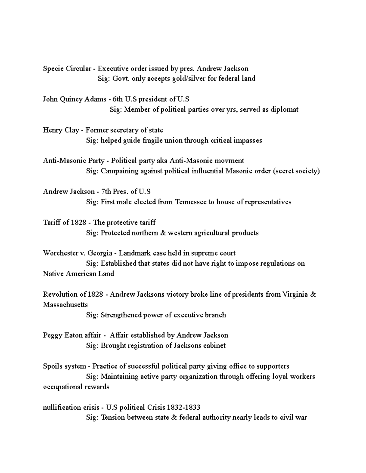 Chapter 9 Worksheet and Chapter 10 Worksheet - Specie Circular ...