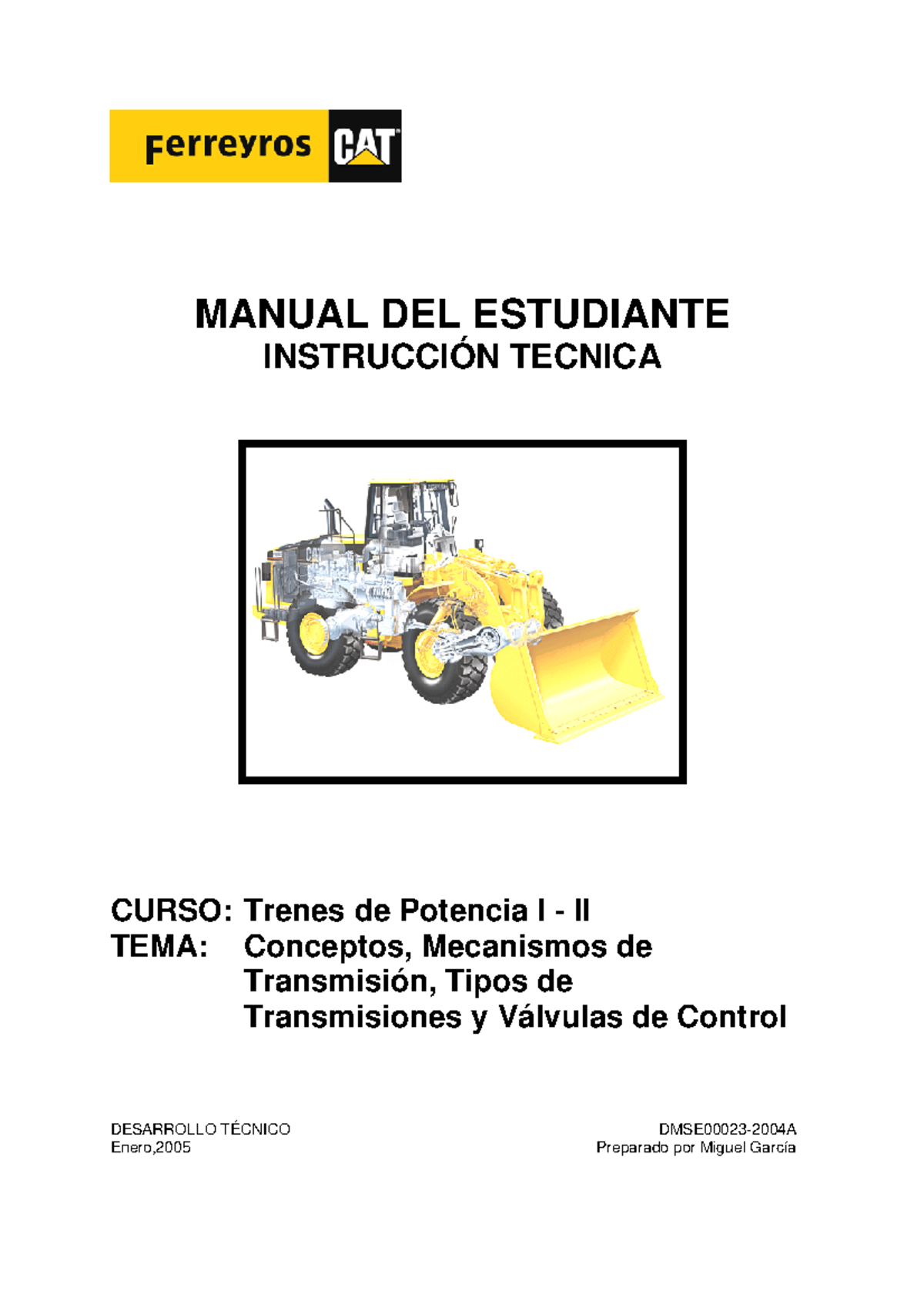 Tren de Potencia I-II Material del Estudiante - MANUAL DEL ESTUDIANTE ...
