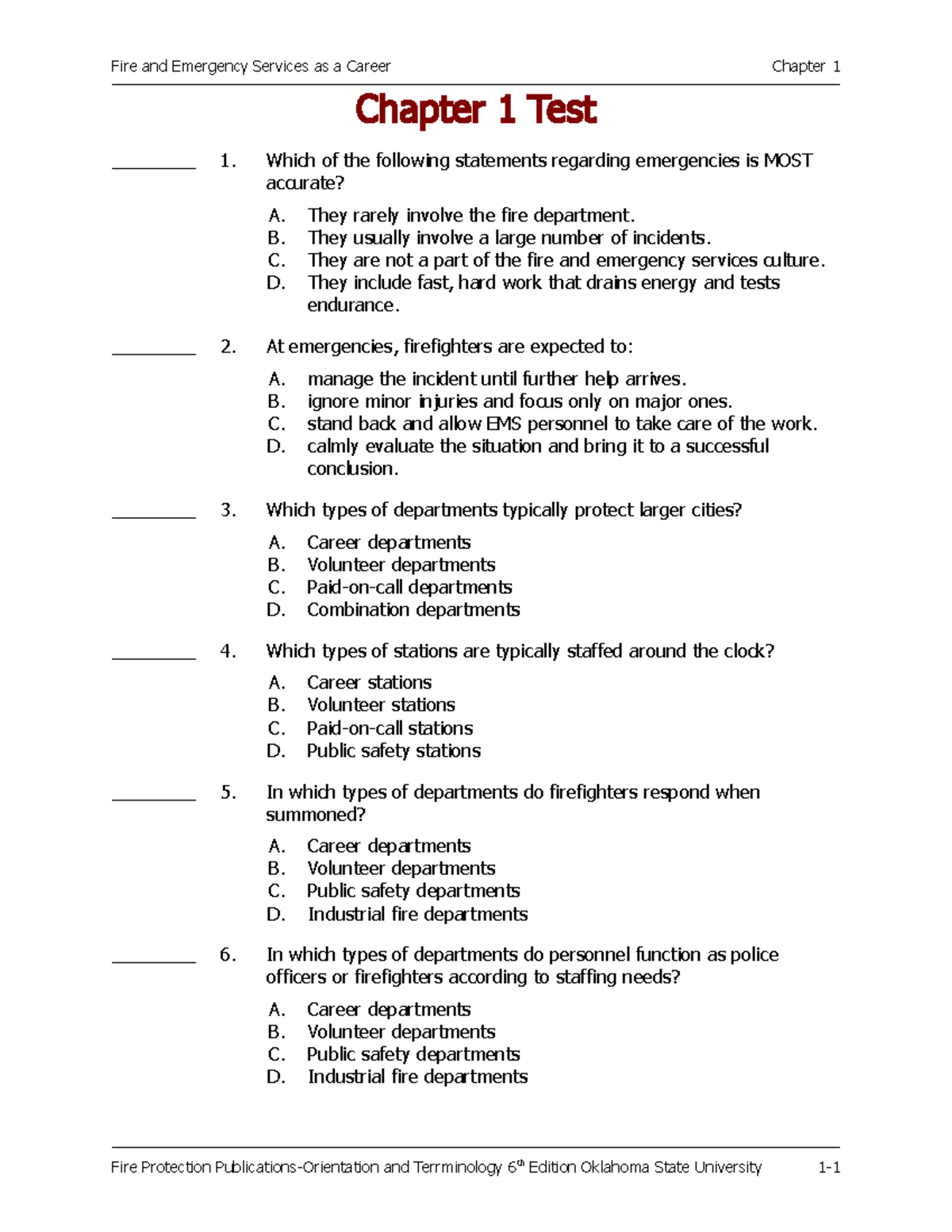 Chapter 01 Test - none - Chapter 1 Test _________ 1. Which of the ...