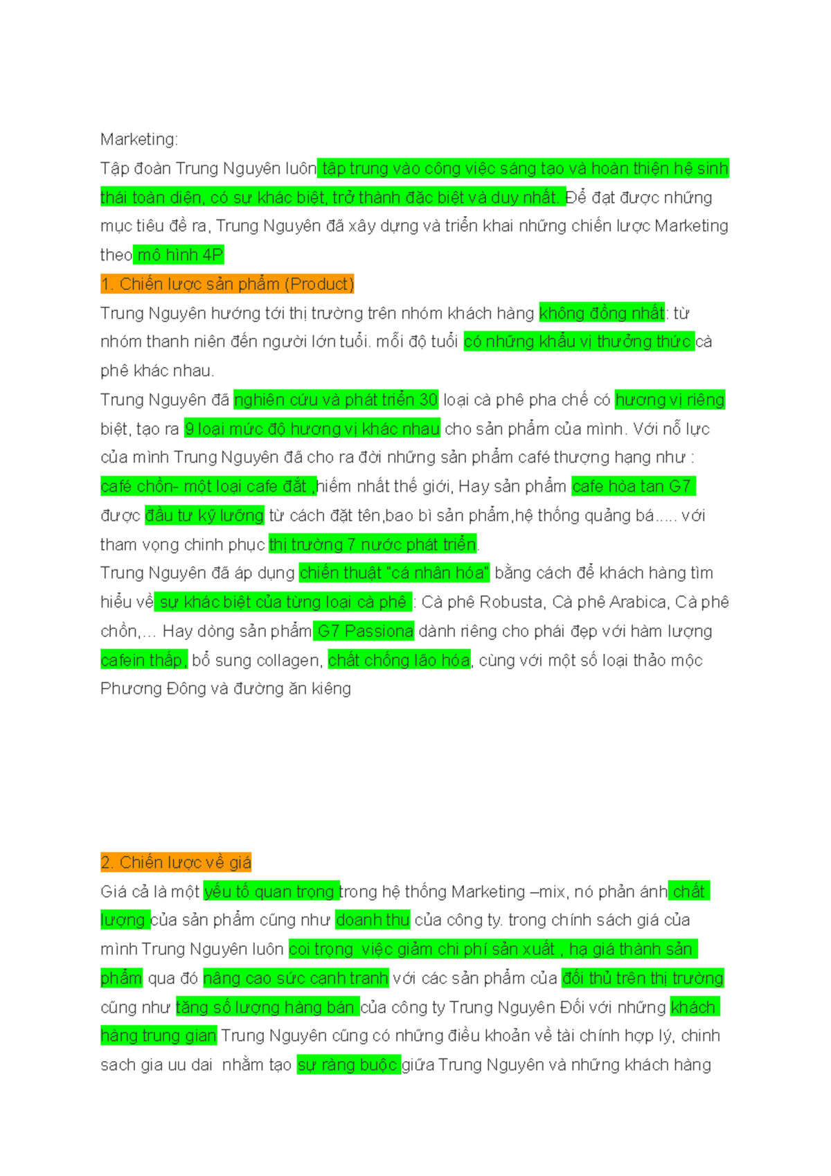 Phần 4 - Thuyết trình Htttql bản final - Marketing: Tập đoàn Trung Nguyên luôn tập trung vào ...