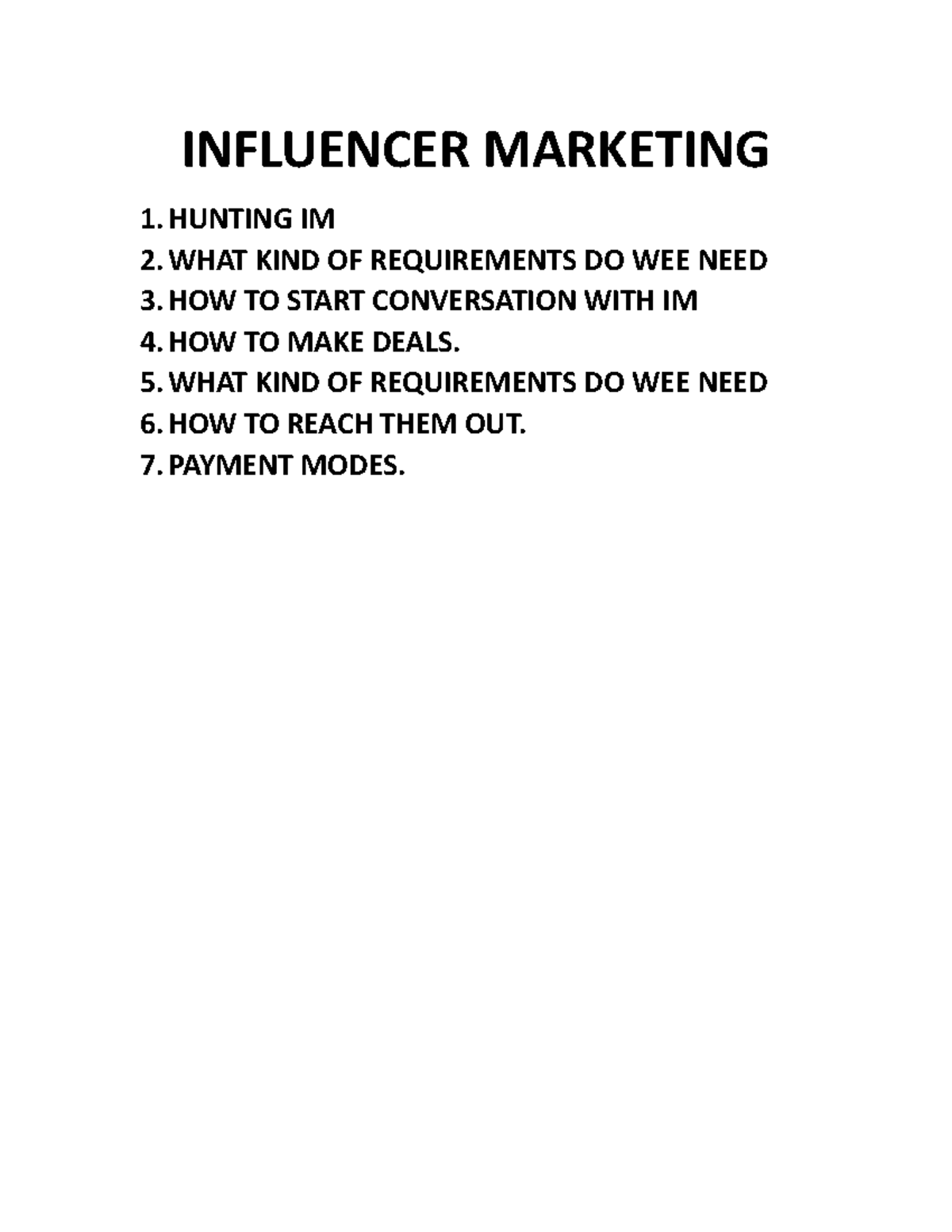 Introduction to Influencer Marketing - Digital Marketing - IoBM - Studocu