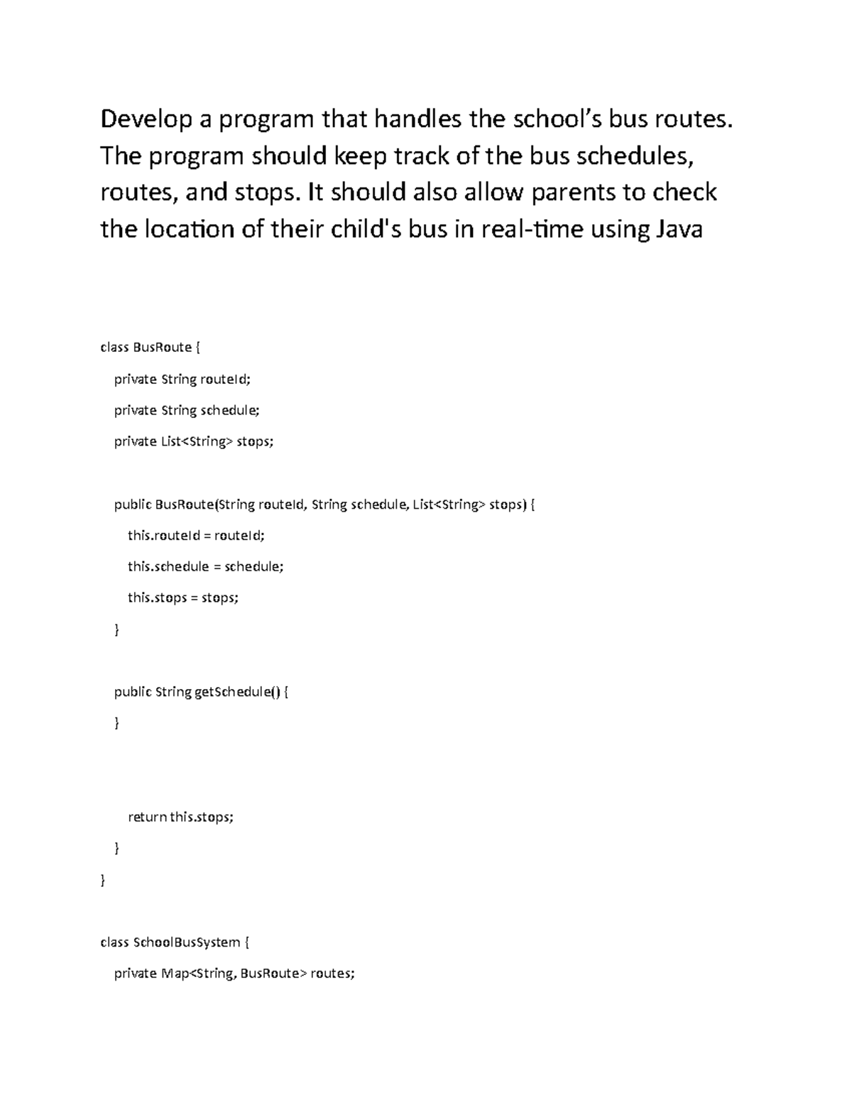 Comp6076-assign 04-Java - Develop a program that handles the school’s ...