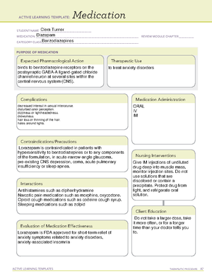 Active Learning Template (Medication) 7 - ACTIVE LEARNING TEMPLATES ...