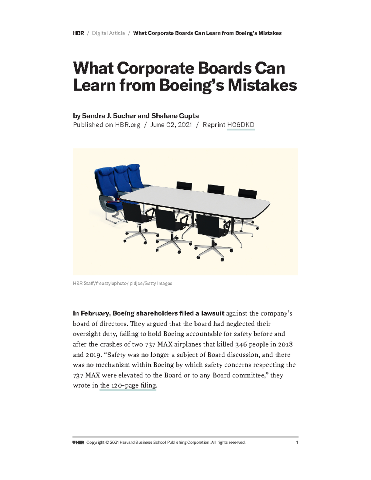 Boeing - This is an example of a company you can choose for the group ...