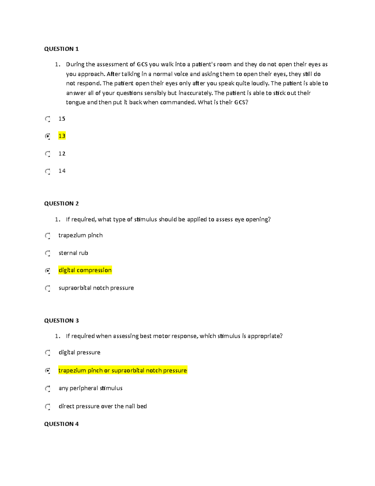 NPP 3101 Week 6 Quiz - NPP 3101 Week 6 Quiz - QUESTION 1 During the ...